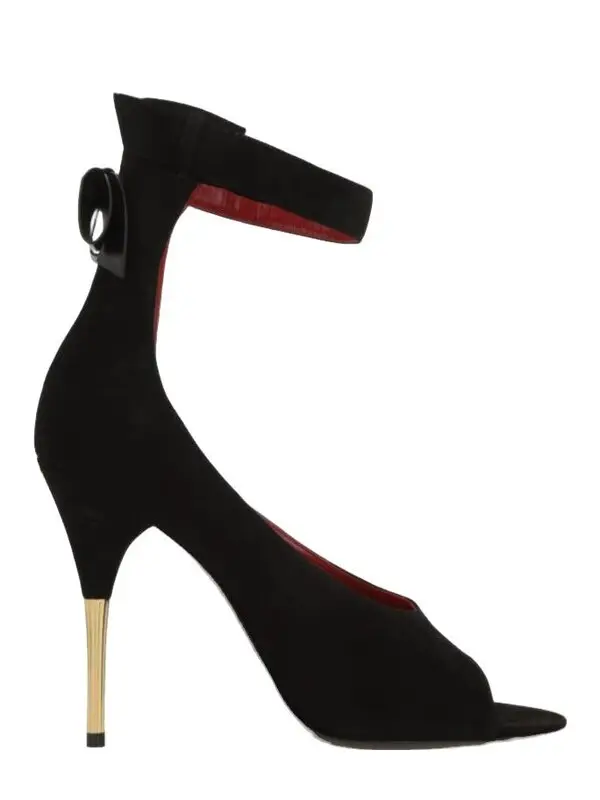 Valentino Garavani Vlogo Signature Heeled Sandals - Black