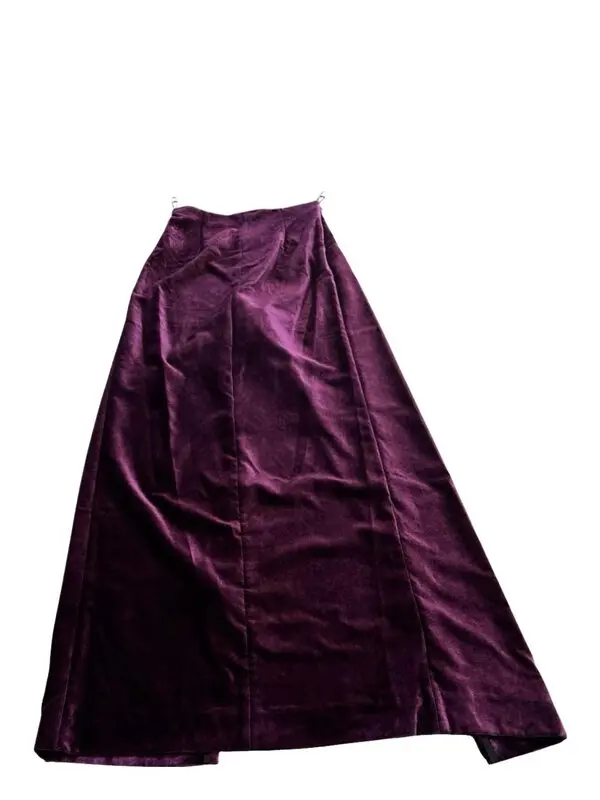 MAISON MARGIELA Velvet A-line Skirt - Black