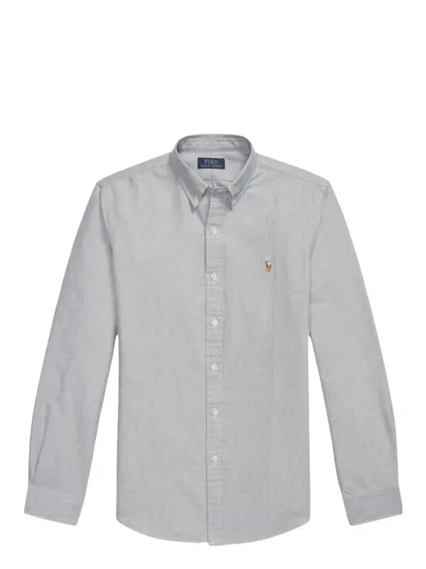 Polo Ralph Lauren Slim-fit Oxford Shirt - Gray