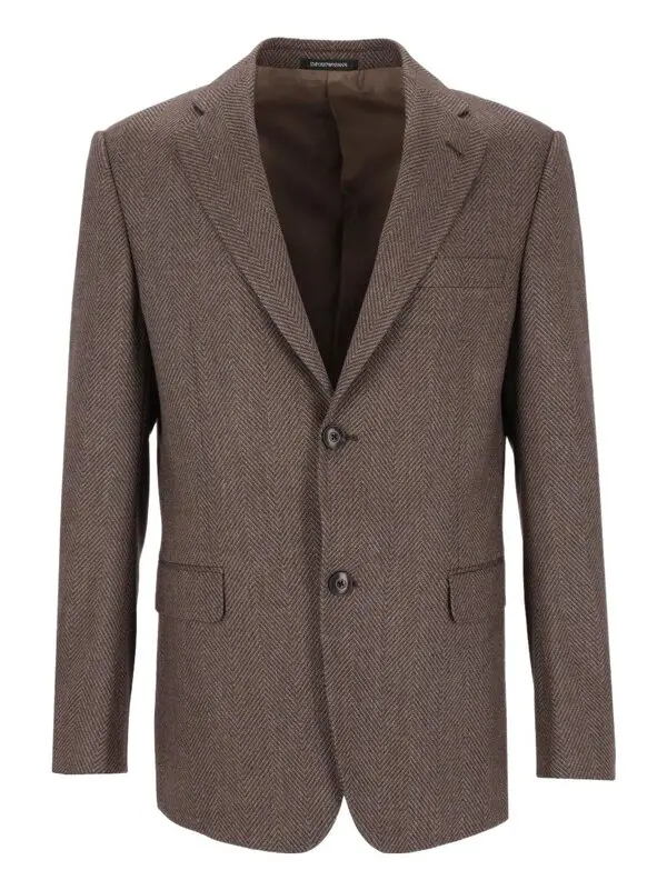 Emporio Armani Long-sleeve Suit Set - Brown