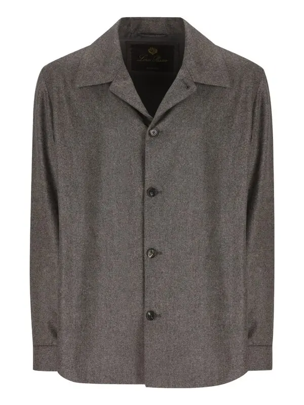 Loro Piana Overshirt Shirt - Black