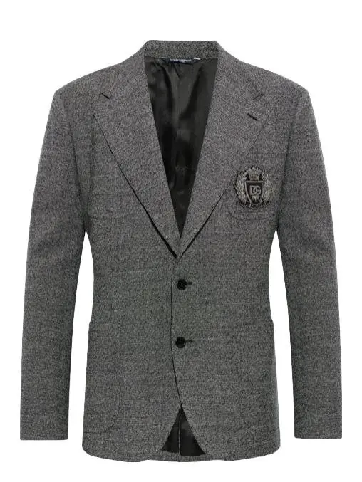Dolce & Gabbana Dolce Gabbana Portofino Single-breasted Jacket - Grey