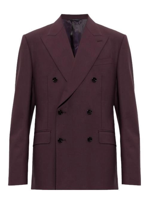 Dolce & Gabbana Dolce Gabbana Double-breasted Blazer - Wine Red
