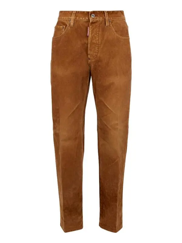 Dsquared2 Weathered Suede 642 Jeans - Light Brown