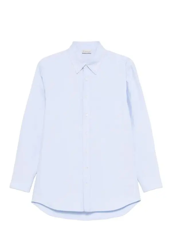 Moncler Long-sleeved Shirt - Light Blue