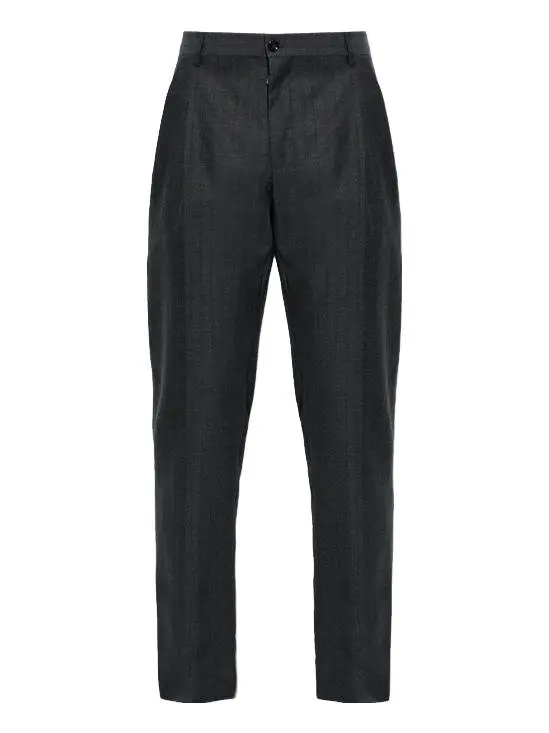 Dolce & Gabbana Dolce Gabbana Tailored Pleated Trousers - Black