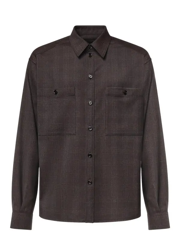 Dolce & Gabbana Dolce Gabbana Checked Shirt - Brown