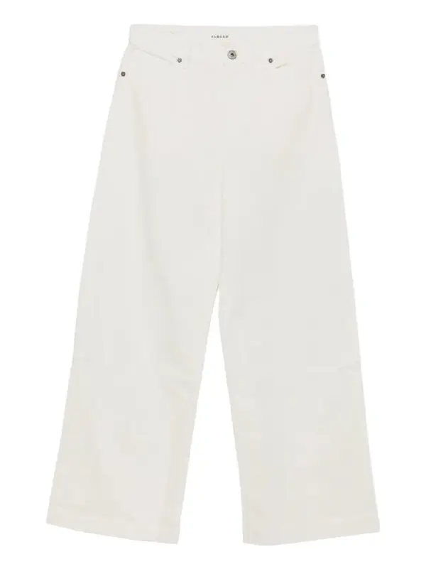 P.a.r.o.s.h Wide-leg Trousers - White