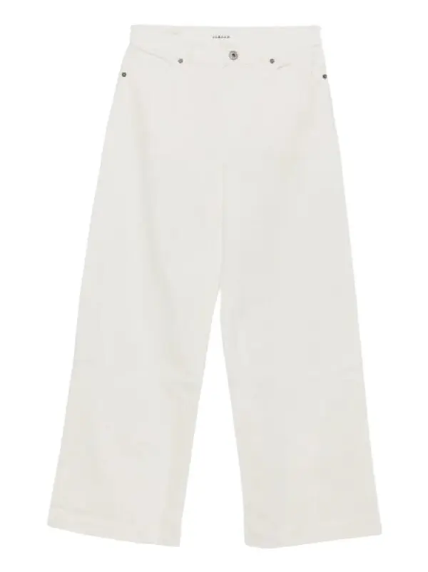 P.a.r.o.s.h Wide-leg Trousers - White