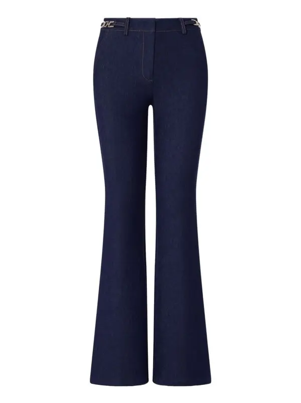 Liu Jo Bootcut Jeans With Chain Detail - Black