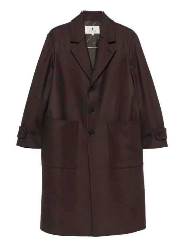 Barena Venezia Button-up Notched-lapels Coat - Black