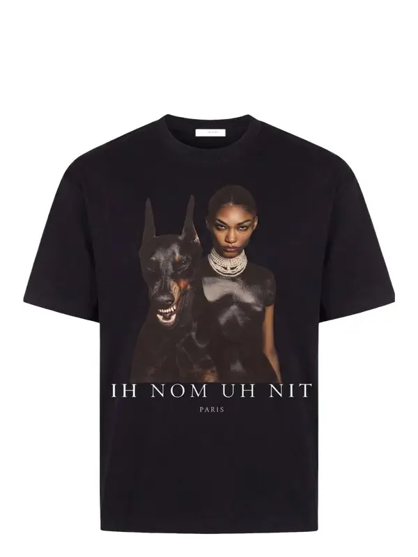 IH NOM UH NIT Family Graphic-print T-shirt - Black