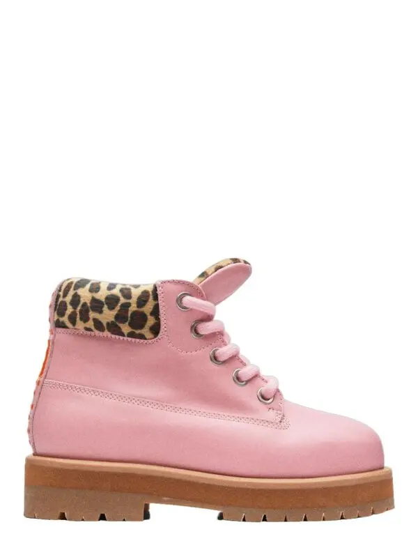 PDFCHANNEL Strada Low Cheetah-print Boots - Pink