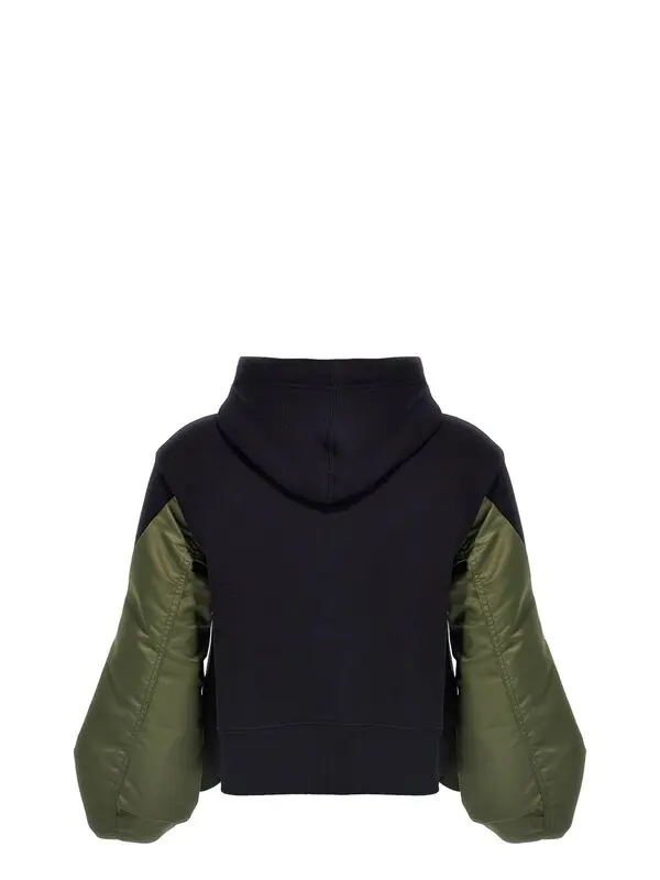 Sacai Sponge Cotton Blend Hoodie - Multicolor