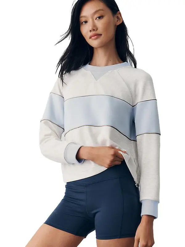 Bernardo Cinched Sweatshirt - Ivory