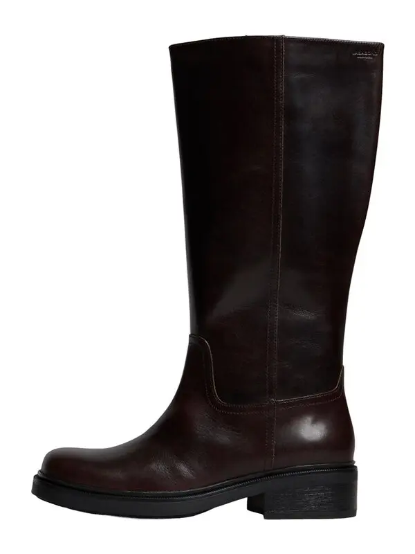 VAGABOND SHOEMAKERS Karlie Knee High Leather Boot - Chocolate
