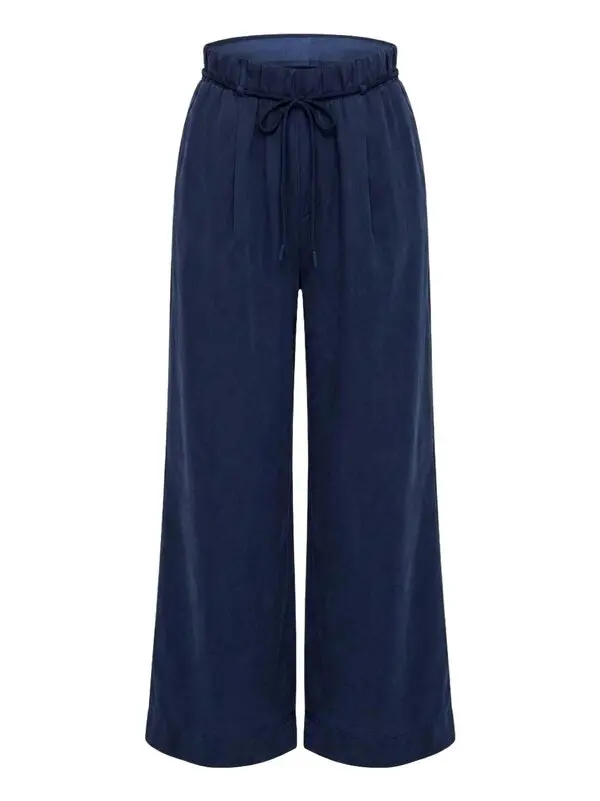 MONLICIA Calira Modal Wide Leg Pants - Blue
