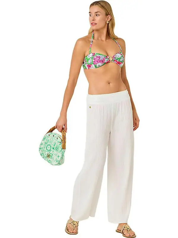 Lilly Pulitzer® Enzo Cotton Cover-up Pant - White