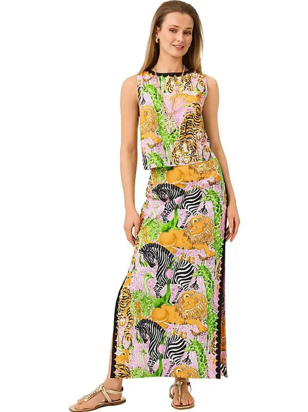 Lilly Pulitzer® Sanders High Rise Maxi Skirt - Multicolor