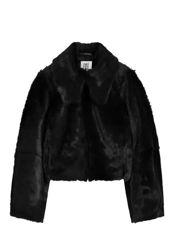 BY MALENE BIRGER Rowani Shearling Jacket - Black