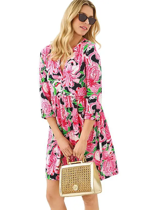 Lilly Pulitzer® Loran Swing Dress - Onyx