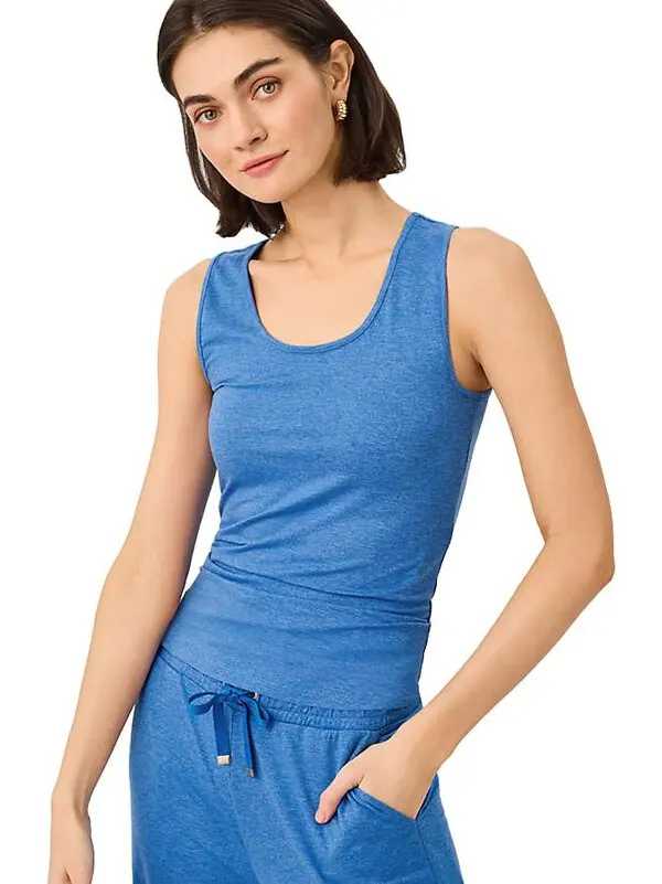 Lilly Pulitzer® Marsaille Scoop Neck Tank - Blue