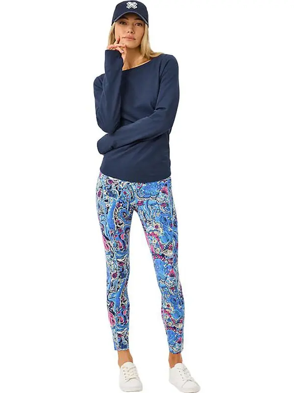 Lilly Pulitzer® Upf 50+ Luxletic 25" Endurance High Rise Midi Legging In Relaxed Fit - Multicolor