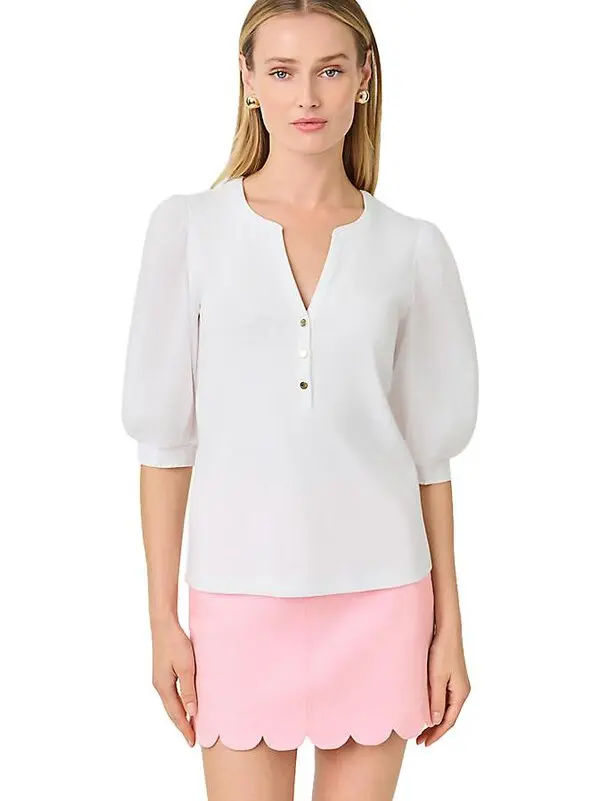 Lilly Pulitzer® Ronson Knit Top - White