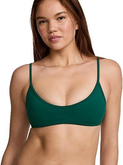 Pink Relay™ Micro Scoop Bra - Green