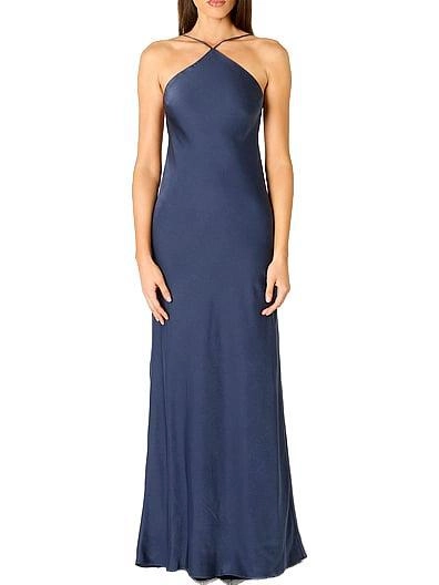 Victoria's Secret Nia Kelton Halter Dress - Blue