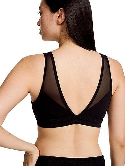 Pink Relay™ Sweetheart Bra - Black