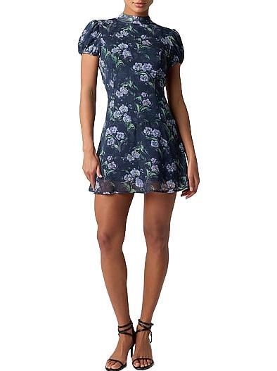 Victoria's Secret Lulus Lark Tie Back Mini Dress - Floral