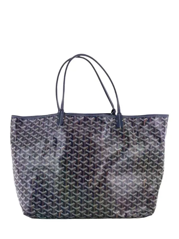 Goyard Saint Louis Coated Canvas Gm Tote Bag - Blue