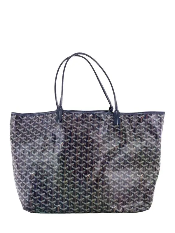 Goyard Saint Louis Coated Canvas Gm Tote Bag - Blue