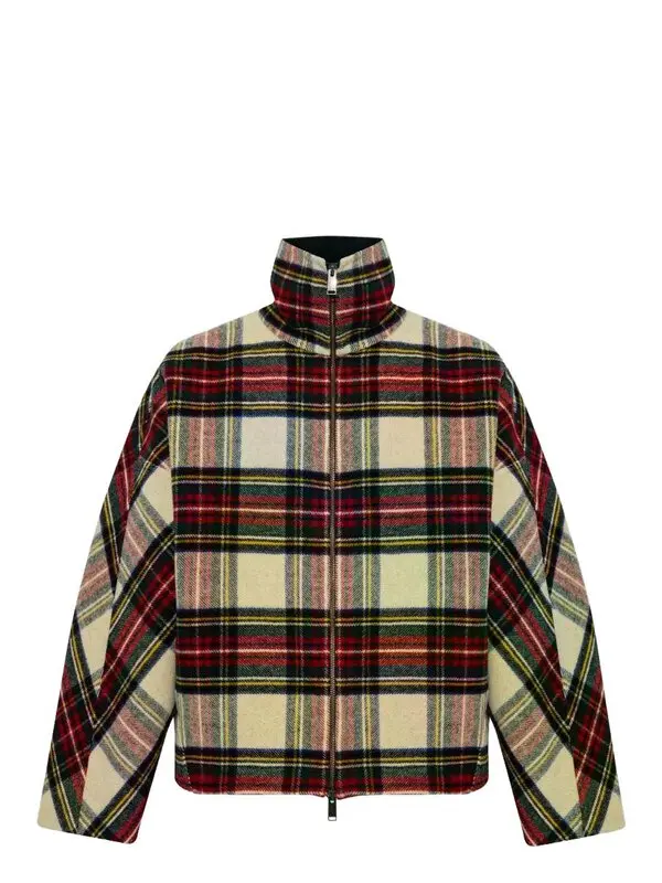 DARKPARK Aj Tartan Wool Jacket - Red