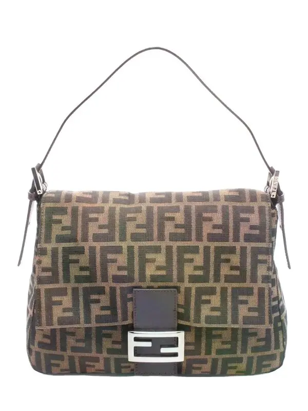 Fendi Zucca Canvas Mamma Forever Shoulder Bag - Brown