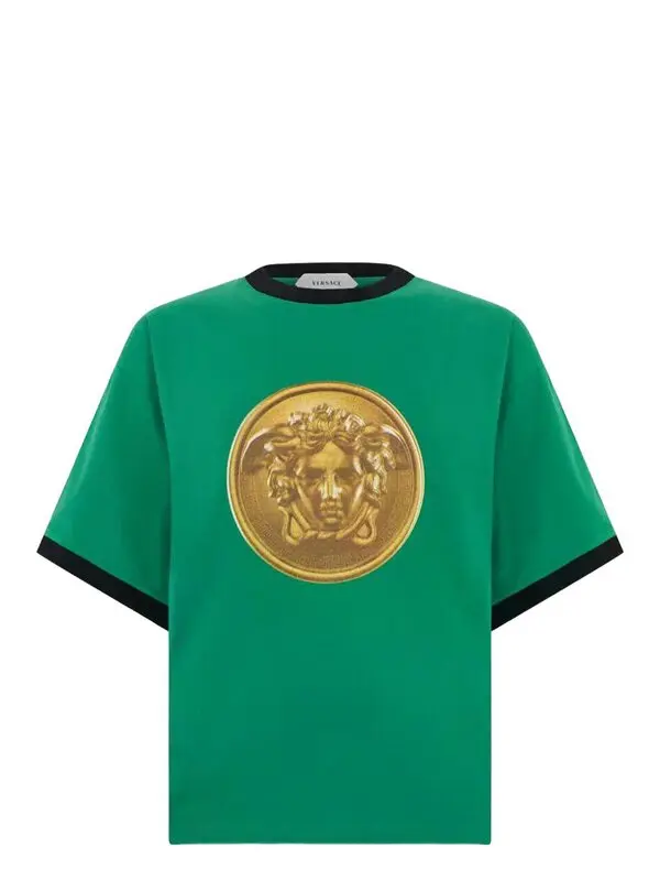 Versace Medusa-print T-shirt - Green