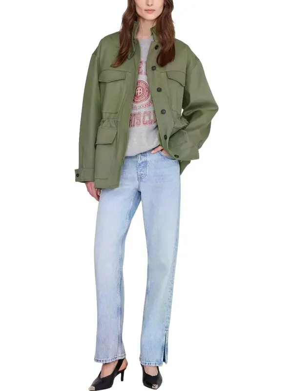 ANINE BING Logo-print Sweatshirt - Grey