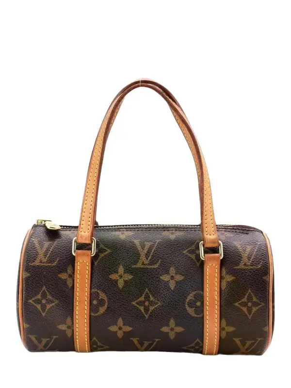 LOUIS VUITTON Papillon Handbag Monogram Canvas 19 Shoulder Bag - Brown