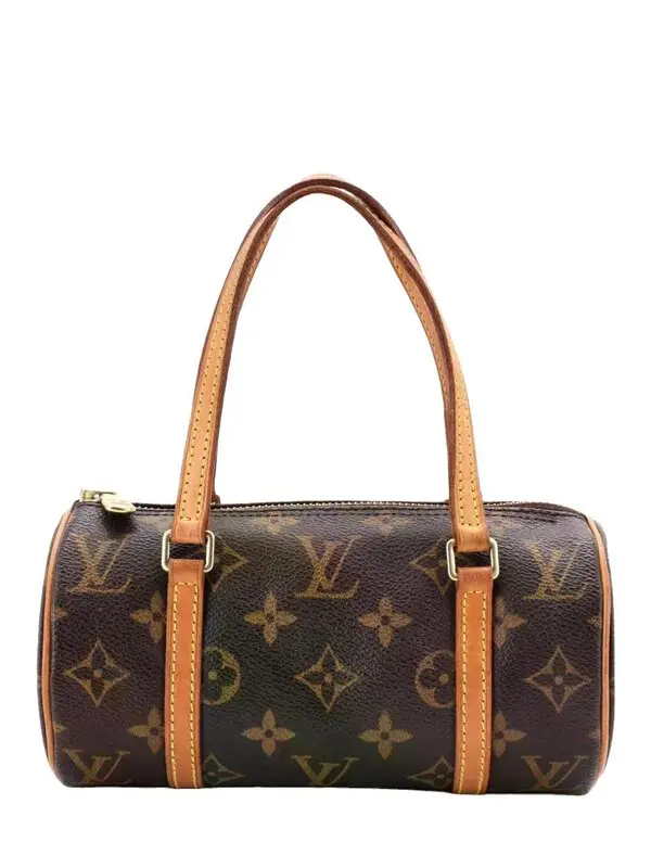 LOUIS VUITTON Papillon Handbag Monogram Canvas 19 Shoulder Bag - Brown