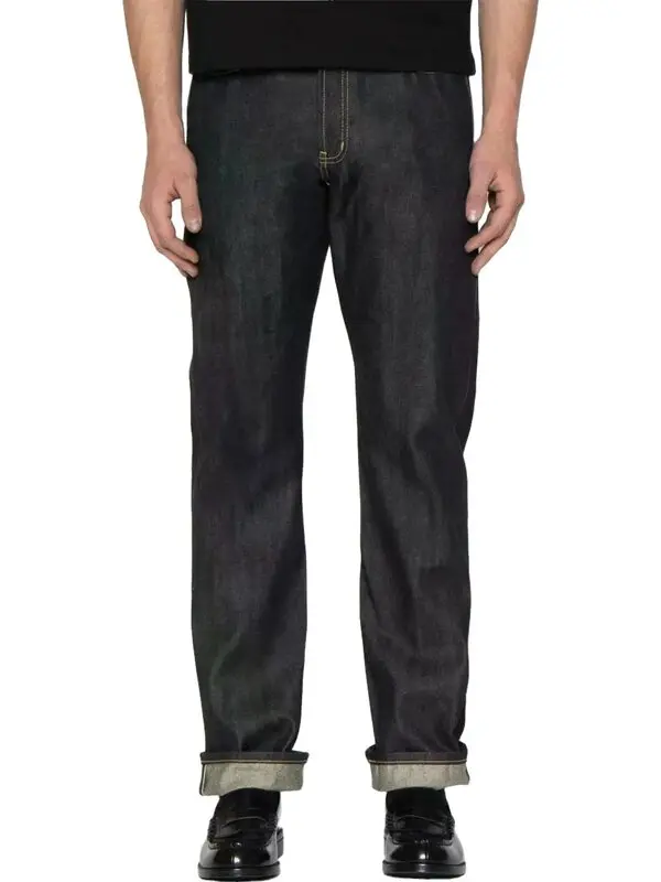 Naked & Famous Denim Guardian Ii Selvedge Straight-leg Jeans - Blue