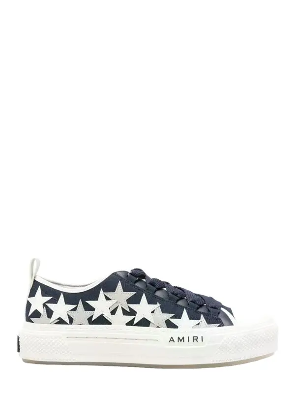 Amiri Star-patch Platform Sneakers - Blue