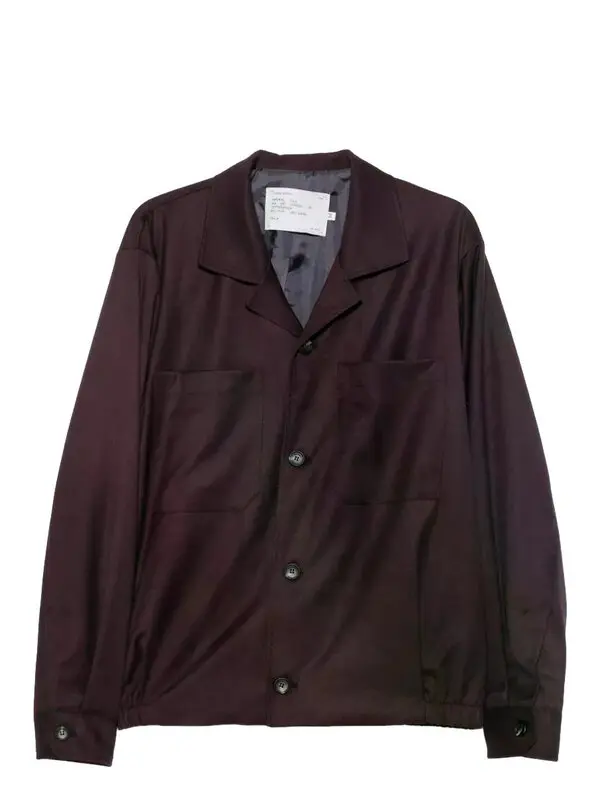 Imperial Elasticated-hem Jacket - Purple