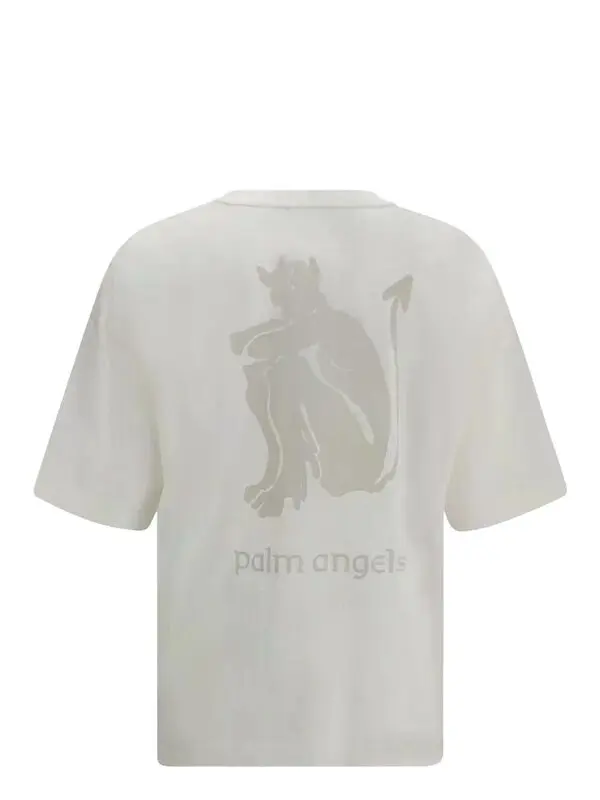 Palm Angels Graphic-print T-shirt - Neutrals