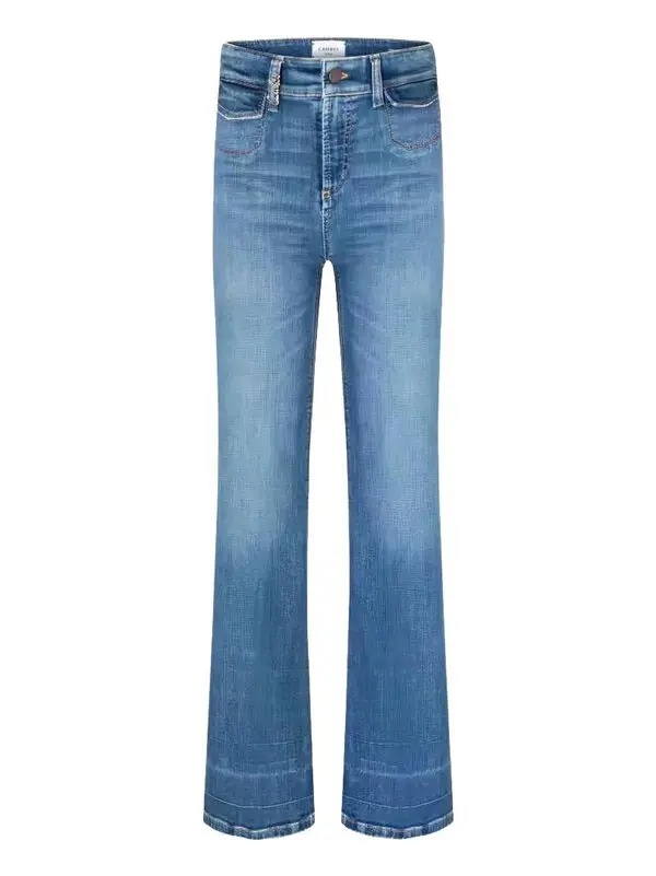 CAMBIO Fabienne Flared Jeans - Blue