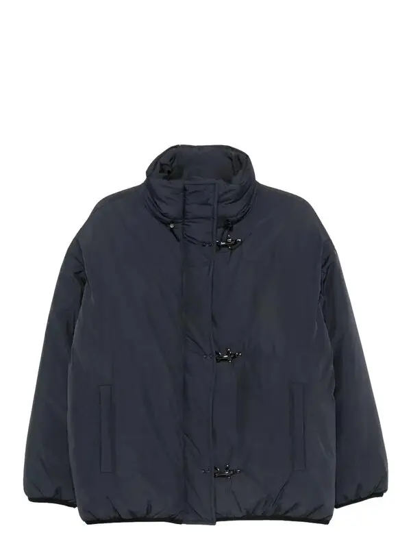 FAY Hook-fastening Puffer Jacket - Blue