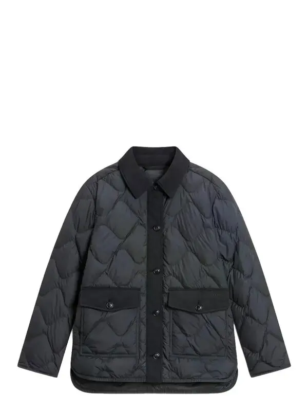 Woolrich Heritage Quilted Stand-up Collar Jacket - Black
