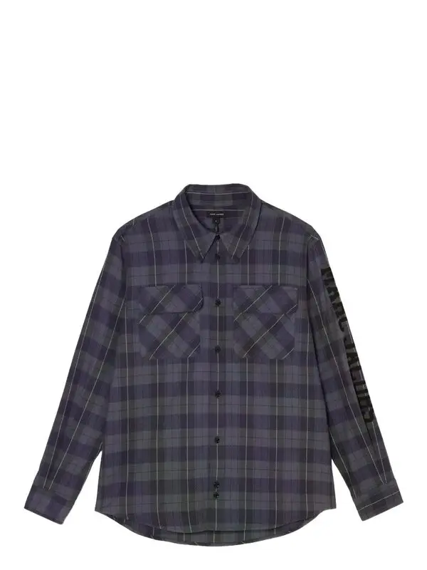 Marc Jacobs Plaid Flannel Shirt - Purple