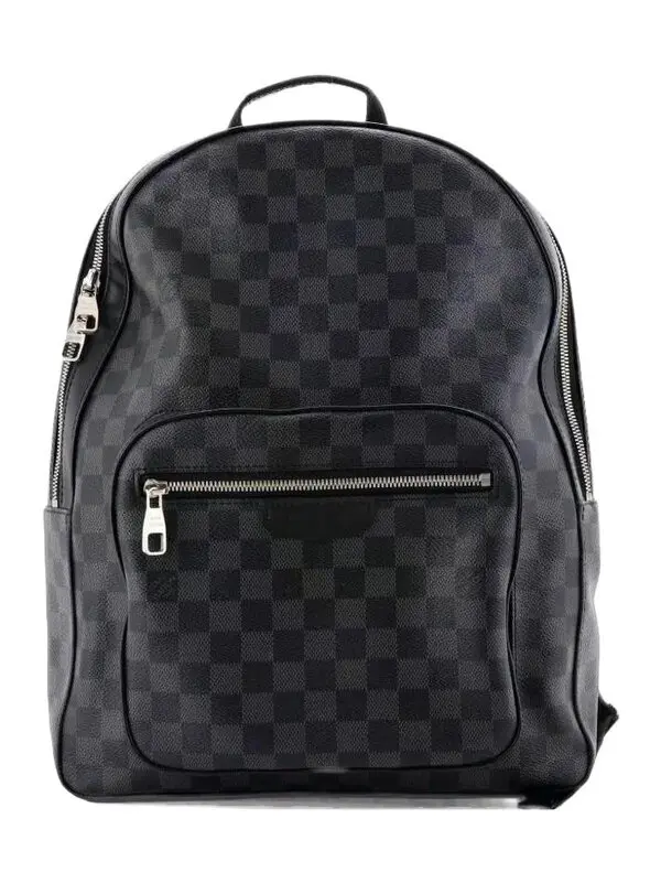 LOUIS VUITTON Josh Damier Graphite Backpack - Black