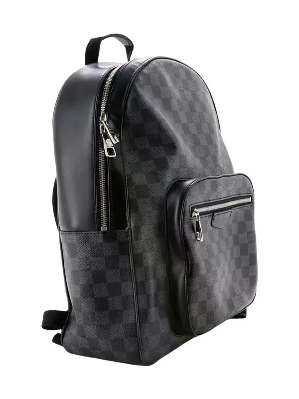 LOUIS VUITTON Josh Damier Graphite Backpack - Black